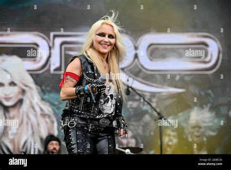 Doro Performing Live During Day 3 Of Hellfest Open Air Festival In