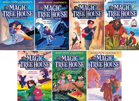Magic Tree House Graphic Novels Series 7 Books Collection Set