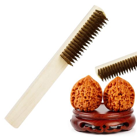 Yangee Wooden Base Abrasives Brass Wire Brush Cleaning Tool For Anilox Roller Cleaning Cleaning
