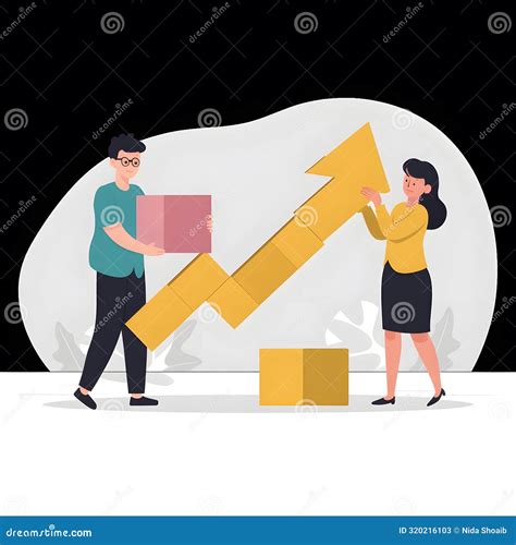 Male And Female Characters Collaborate To Assemble An Arrow From