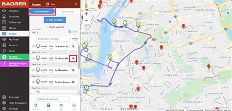 How To Remove A Stop From Your Route Web App Badger Maps