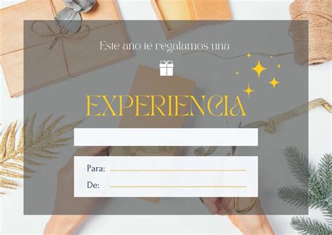 Plantilla Para Un Vale Regalo