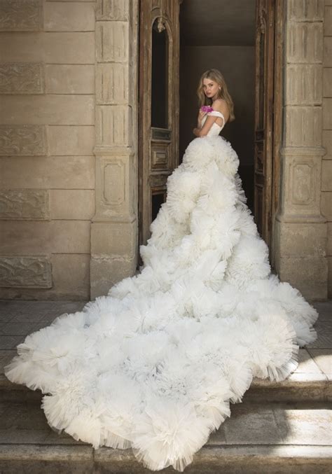 Dovita Gloria Ruffle Princess Wedding Dress Hk Designer Bridal Room