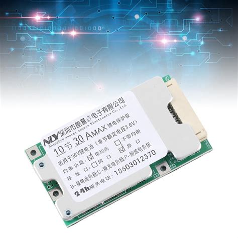 Daybyday Ph 10s 36v 30a Liion Cell Battery Protection Pcb Board With