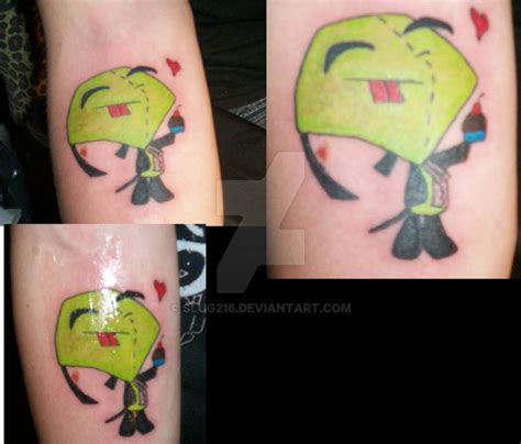 Gir Invader Zim Tattoo By Slug216 On Deviantart