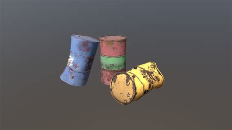 Barrels Download Free 3d Model By Katykate [dd939d6] Sketchfab