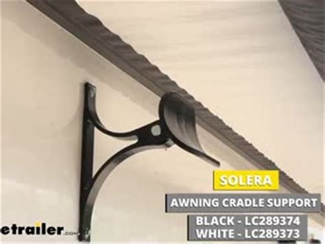 Solera Awning Cradle Support Black Lippert Accessories And Parts Lc289374