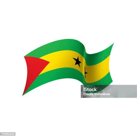 상투메 프린시페의 국기 벡터 일러스트 레이 션 0명에 대한 스톡 벡터 아트 및 기타 이미지 0명 3차원 형태 개념 Istock