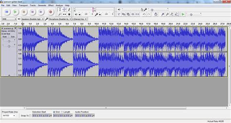 Edit audio files for free