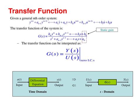 Mesb374 System Modeling And Analysis Transfer Function Analysis Ppt
