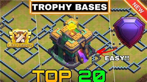 Brand New Th14 Trophy Pushing Bases In Clashofclans Th14 Base Youtube
