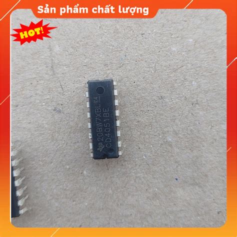 Ic Cảm ứng Bếp Từ Bếp Hồng Ngoại Cd4051be Cd4051 4051 Dip 16 Shopee