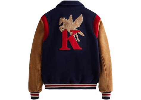 Kith Varsity Wool Coaches Jacket Nocturnal Mens Ss23 Us