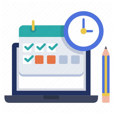 Class Schedule Icon At Collection Of Class Schedule Icon Free For Personal Use