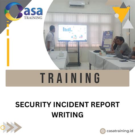Training Security Incident Report Writing