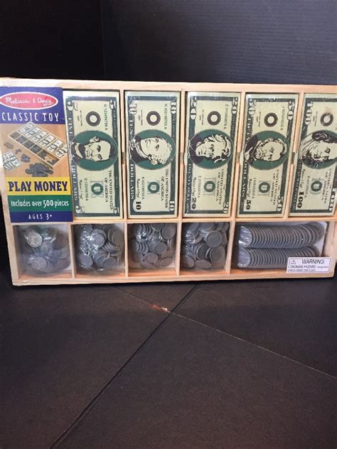 B25 Play Money Set Fun Learning Toys By Melissa And Doug 1273 New In