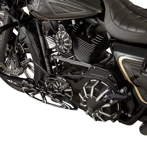 Arlen Ness 10 Gauge Driver Floorboards In Black For Harley Davidson