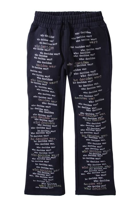 Wdw Scripture Sweatpants Who Decides War