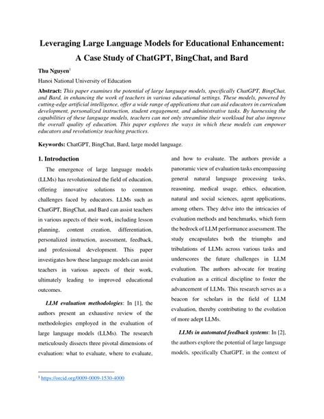 pdf leveraging large language models for educational enhancement a