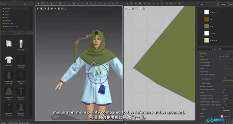 为游戏制作逼真的面料和服装视频教程云桥网cg资源站