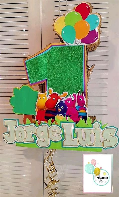 PiÑata N°1 Backyardigans Personalizada 💚🥳creamos Arte Con Tus Personajes Favoritos👉 ️alisroseg ️