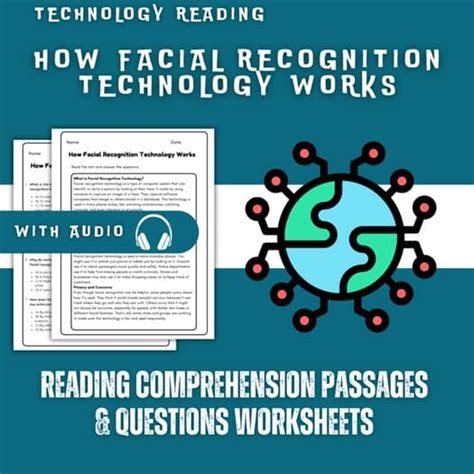 How Facial Recognition Technology Works Reading Comprehension Worksheet