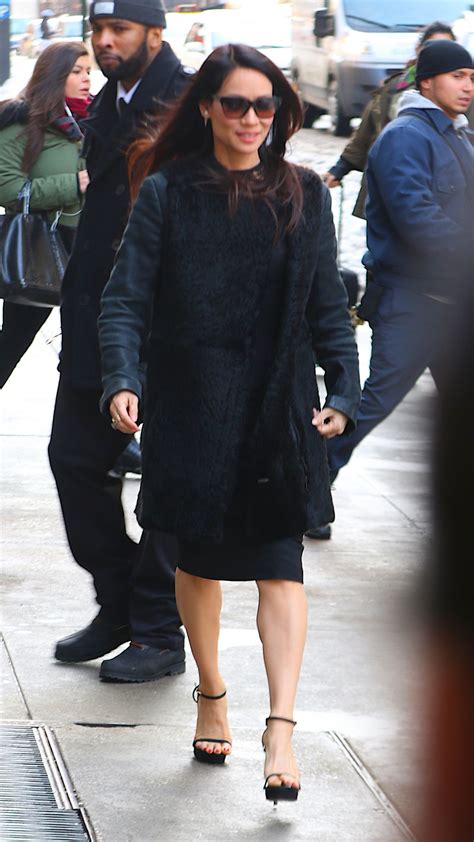 Lucy Liu Out And About In New York 01262016 Hawtcelebs