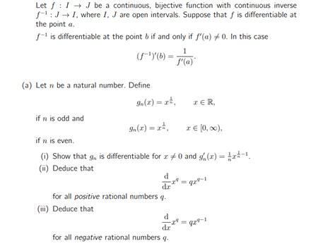 Solved Let Fi→j Be A Continuous Bijective Function With