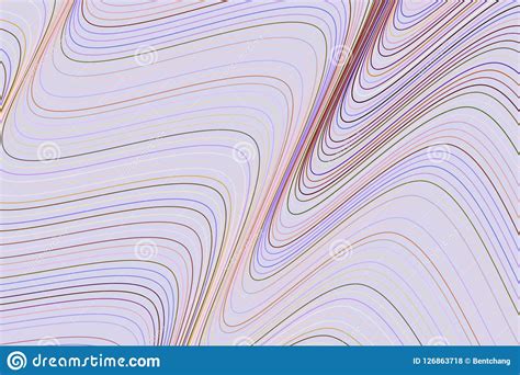Color Abstract Line Curve And Wave Geometric Pattern Generative Art Background Template Digital