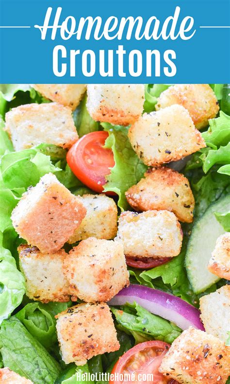 How To Make Homemade Croutons Hello Little Home