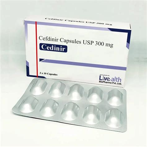 Cefdinir Capsules Usp 300 Mg Manufacturers In India Suppliers Exporters