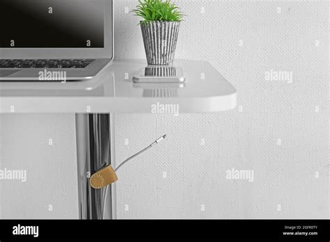 Usage example of multifunctional magnetic clip as wire holder Stock ...