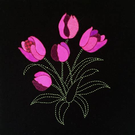 Perennial Flower Sashiko Patterns