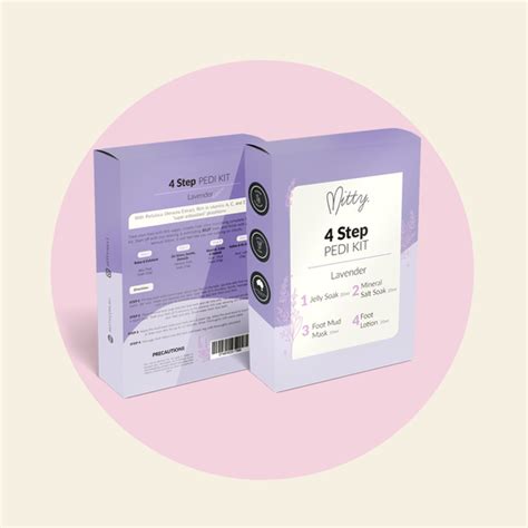 4 Step Pedi Kit Includes Jelly Soak Mitty