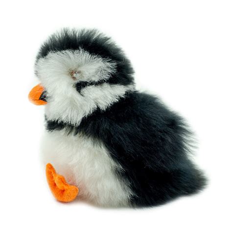 Fluffy Fluffin Handmade Collectible Figure Icelandic Puffin