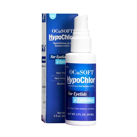 Ocusoft Hypochlor Spray Eyelid And Eyelash Cleaner 2 Oz Dryeye Rescue