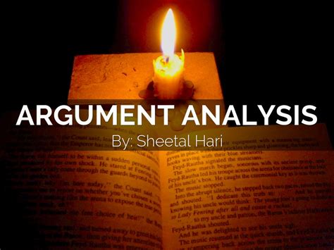 Argument Analysis By Sxh6936