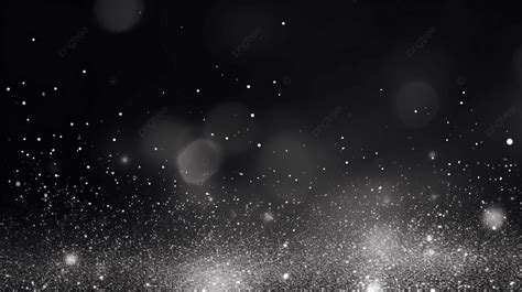 Black And Silver Glitter Background