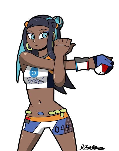 Nessa Pokemon Sword And Shield By Obsidianwolf7 On Deviantart