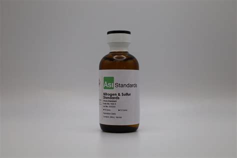Nitrogen And Sulfur In Isooctane Check Standard High Asi Standards