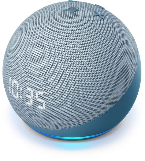 Best Buy Amazon Echo Dot 4th Gen Smart Speaker With Clock And Alexa Twilight Blue B085m66lh1