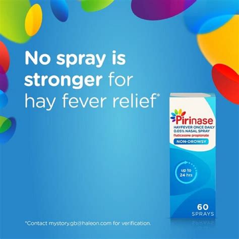 Buy Pirinase Hayfever Nasal Spray Chemist Direct