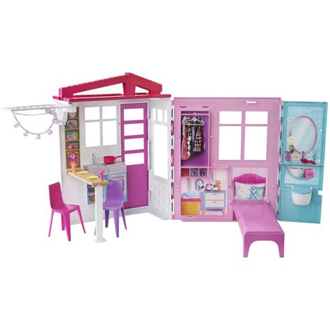 Mattel Barbie Dollhouse Portable Playset Fxg54 Toys Shop Gr
