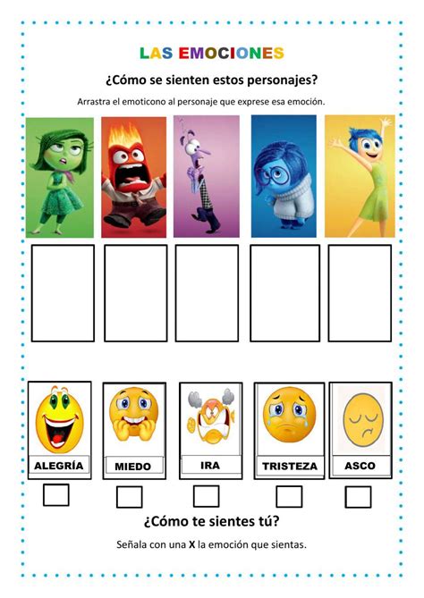 Las Emociones Free Interactive Worksheets 446458