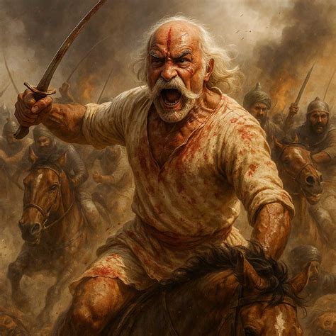 In 1528 Pandit Devideen Pandey Fought With His Head Split Open Tied