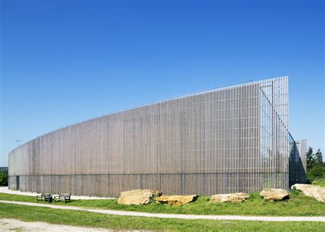 Sports Centre Clad With Wooden Slats By Explorations Architecture