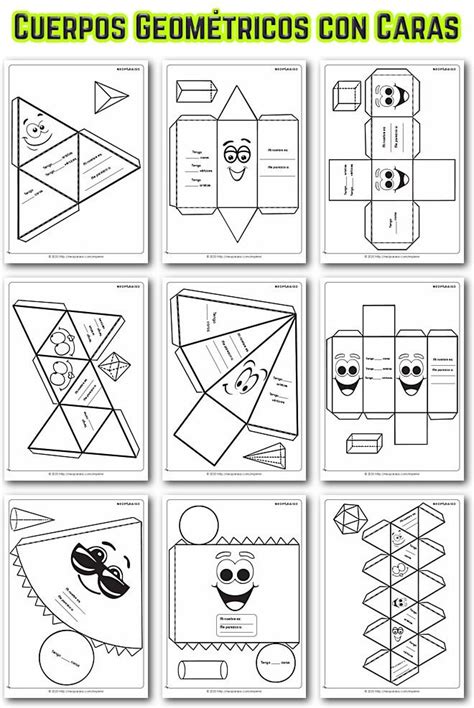 Plantillas Cuerpos Geometricos Para Imprimir