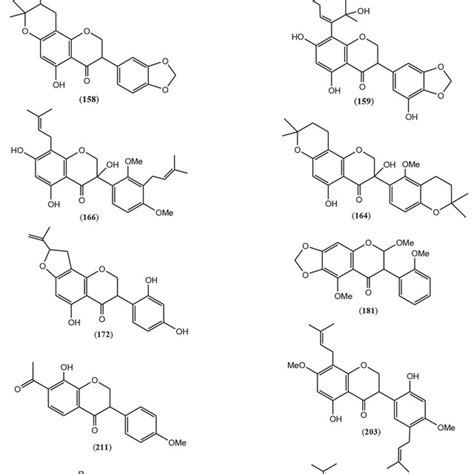 The Skeletons Of The Isoflavonoids With Three Ring Structures