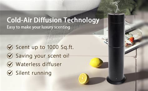 Cacafsfy Diffuser Waterless Diffuser Machine Diffusers For Home Essential Oil