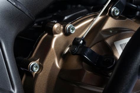 Premium Photo Clutch System On Cable Motorcycle Engines Close Up Clen